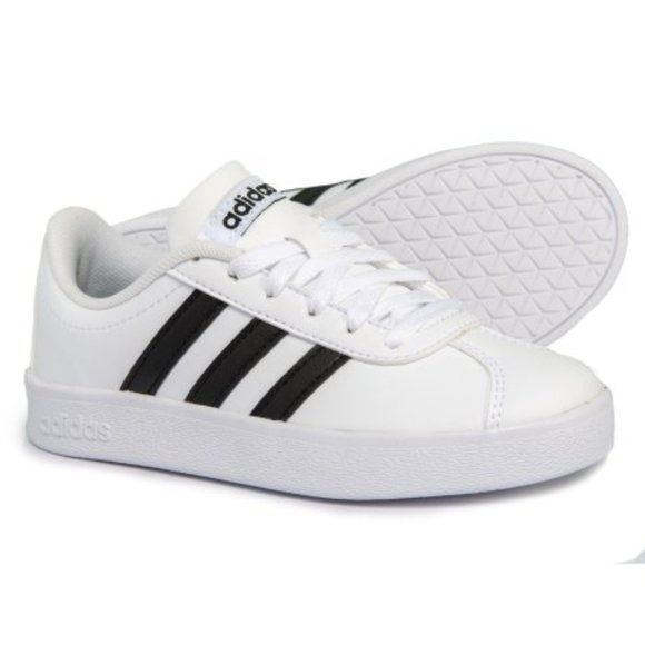 adidas | Shoes | Adidas Neo Vl Court 2 K Sneakers Whitecore Black 1 ...